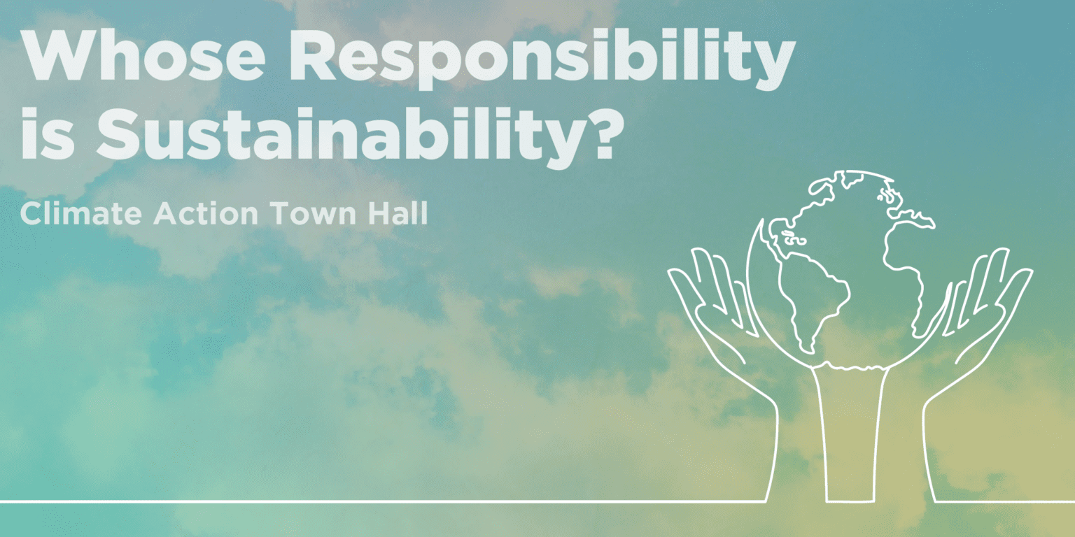 Whose Responsibility is Sustainability? - IIDANC